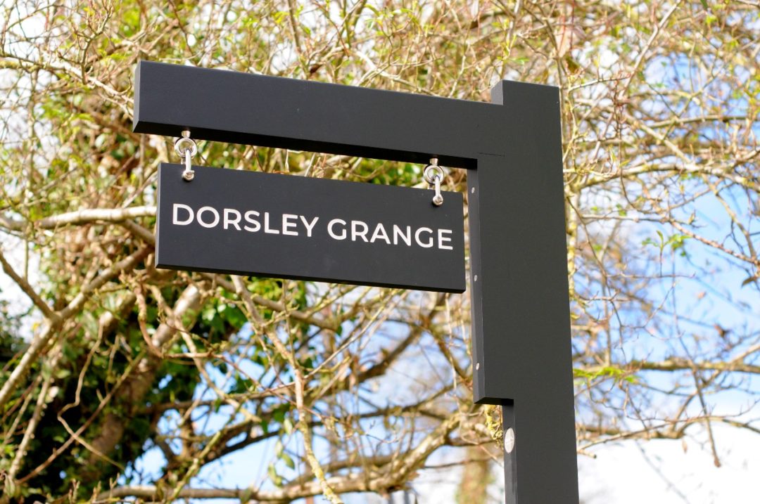 Hanging House Signs with Oak Posts | Design Online | Bespoak Designs