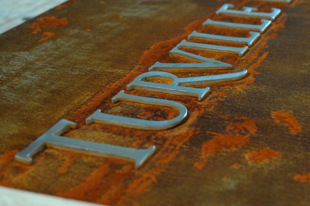 Double Post Sign | Design Online | Wood, Metal & Painted | Bespoak Designs