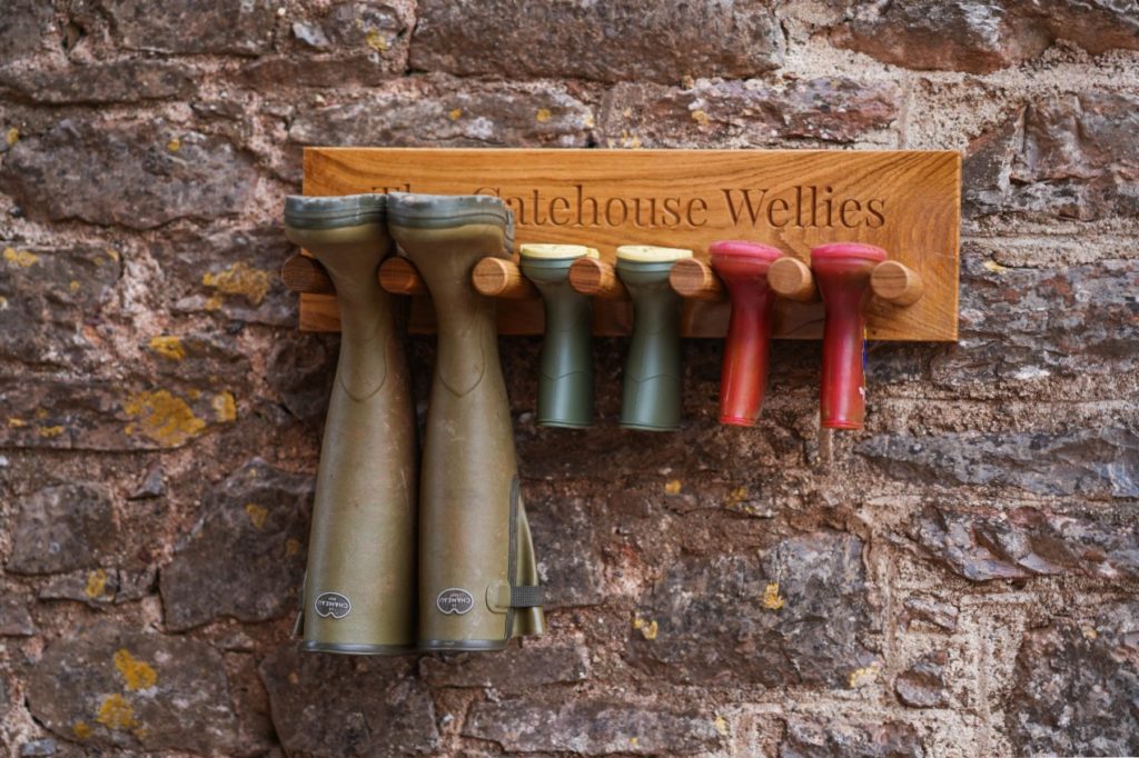 Welly Boot Rack | Wood, Metal & Painted Directional Signs Nationwide ️ ...