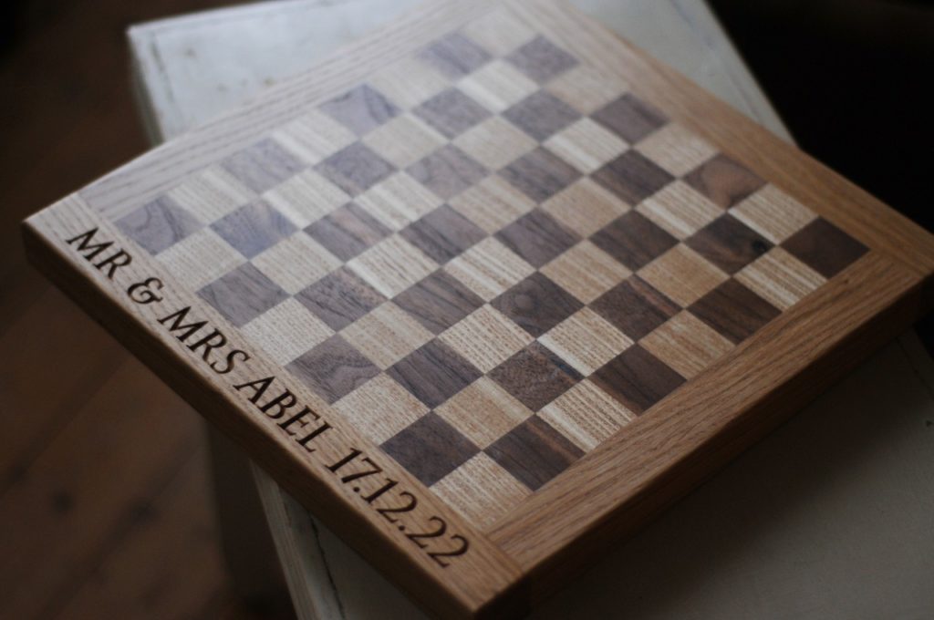 Engraved Chess Board | Wood, Metal & Painted Directional Signs ...