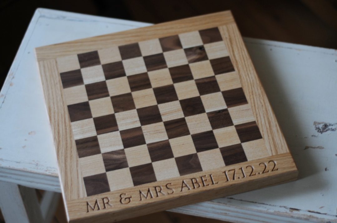 Engraved Chess Board | Wood, Metal & Painted Directional Signs ...